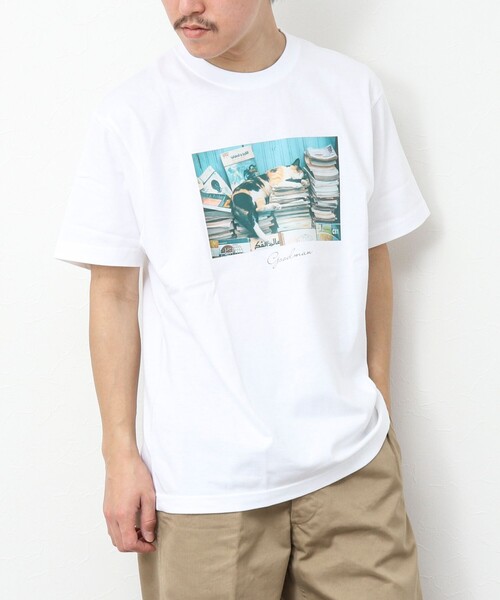 NOLLEY'S goodman（ノーリーズグッドマン）の「GOODMAN CAT&DOG photo T-shirts フォトプリントT ...
