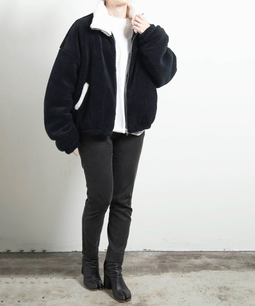 COMMON WARE（コモンウェアー）の「COMMONWARE:シャギー フリース ショートブルゾン（ブルゾン）」 - WEAR