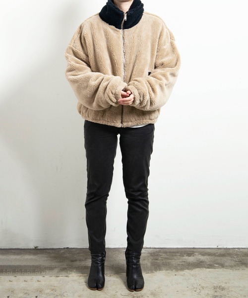 COMMON WARE（コモンウェアー）の「COMMONWARE:シャギーフリースショートブルゾン（ブルゾン）」 - WEAR