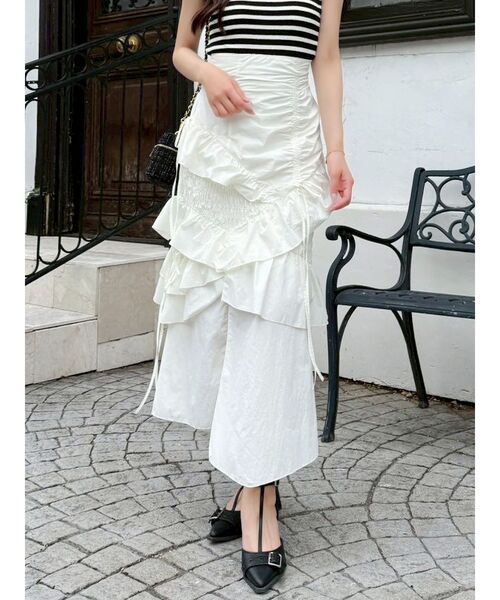 ランダムフリルギャザースカート（スカート）｜dazzlin（ダズリン）のファッション通販 - ZOZOTOWN