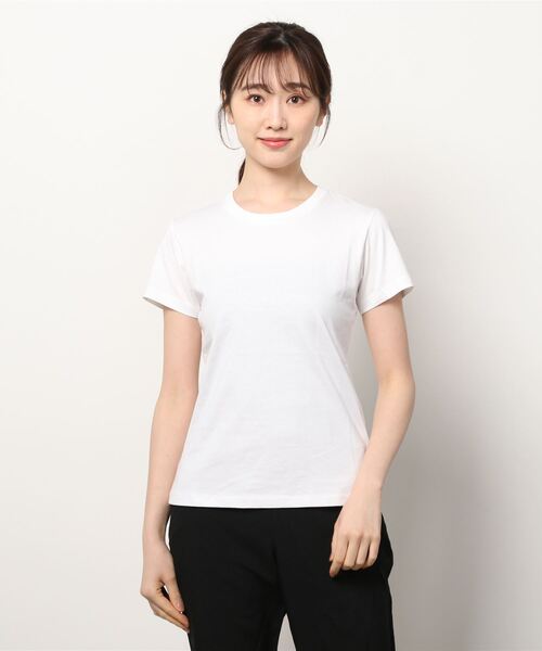 TIGORA（ティゴラ）の「ティゴラ TIGORA SMART USAコットンクルーネックTシャツ（Tシャツ/カットソー）」 - WEAR