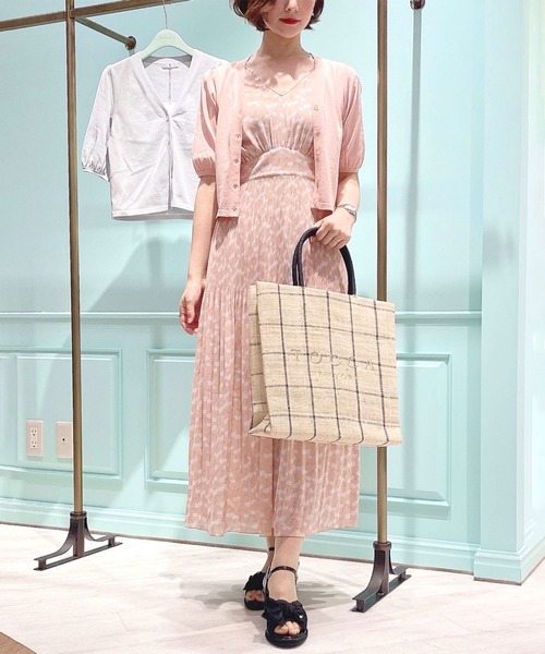 TOCCA（トッカ）の「【WEB限定】【TOCCA LAVENDER】Short-sleeved Cardigan カーディガン（カーディガン/ボレロ）」 - WEAR