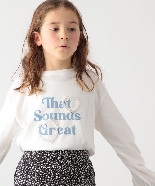 GLOBAL WORK（グローバルワーク）の「ヘビロッTEEガールズ長袖/162613（Tシャツ/カットソー）」 - WEAR