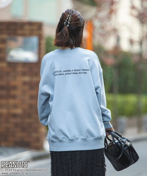 coen（コーエン）の「PEANUTS(ピーナッツ)×coen 裏毛クルーネックスウェット（Tシャツ/カットソー）」 - WEAR