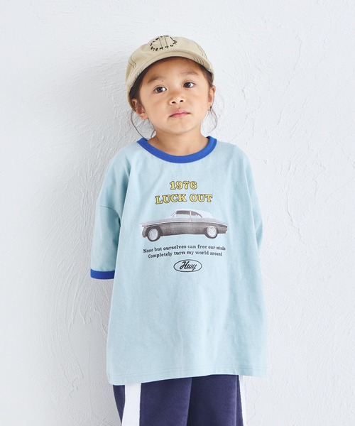 pairmanon（ペアマノン）の「レトロプリント リンガー配色Tシャツ（Tシャツ/カットソー）」 - WEAR