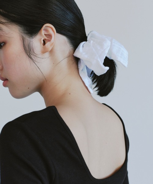 duei（デュイ）の「スクエアシアーチェックシュシュ（シュシュ）」 - WEAR