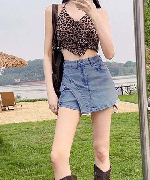 VIBGYOR（ヴィブジョー）の「【EIZZ/アイズ】ヴィンテージ カーゴデニム ミニ デニムスカート（デニムスカート）」 - WEAR