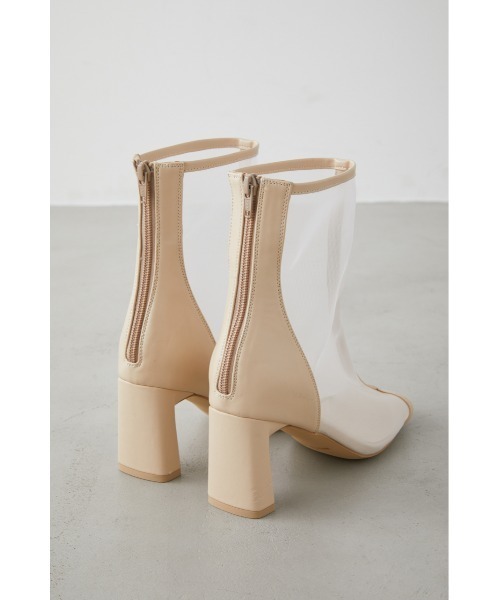 AZUL BY MOUSSY（アズールバイマウジー）の「OPEN TOE SHEER SHORT BOOTS/オープントーシアーショートブーツ（ブーツ）」 - WEAR