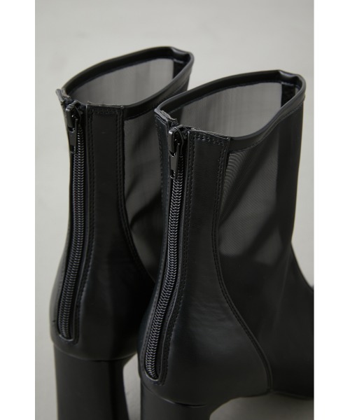 AZUL BY MOUSSY（アズールバイマウジー）の「OPEN TOE SHEER SHORT BOOTS/オープントーシアーショートブーツ（ブーツ）」 - WEAR