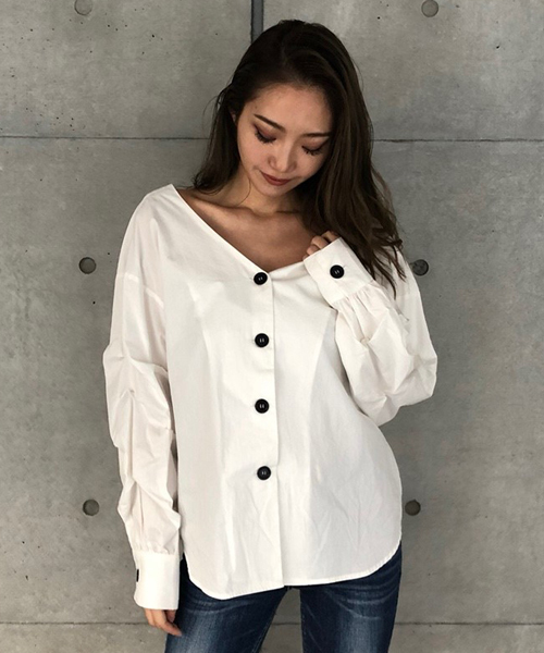 ENVYM（アンビー）の「2WayタックスリーブBS（シャツ/ブラウス）」 - WEAR