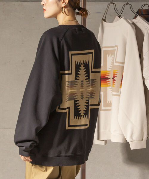 PENDLETON（ペンドルトン）の「【PENDLETON/ペンドルトン】ラグラン バックプリント スウェット プルオーバー 1475-5006（スウェット）」 - WEAR
