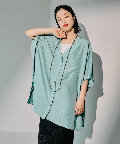 LEPSIM（レプシィム）の「VネックBIGシャツチュニックSS2 2497045（チュニック）」 - WEAR
