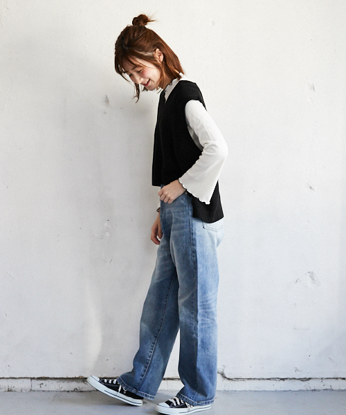 PairPair（ペアペア）の「Vネックニットベスト（ベスト）」 - WEAR