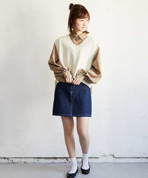 PairPair（ペアペア）の「Vネックニットベスト（ベスト）」 - WEAR