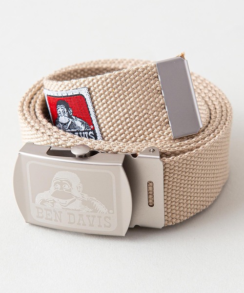 BEN DAVIS（ベンデイビス）の「【BEN DAVIS/ベンデイビス】GIベルト バックル部分ブランドロゴ（ベルト）」 - WEAR