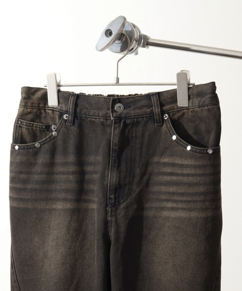 Art re A select（アトリエセレクト）の「STUDS FLARE PANTS（デニムパンツ）」 - WEAR