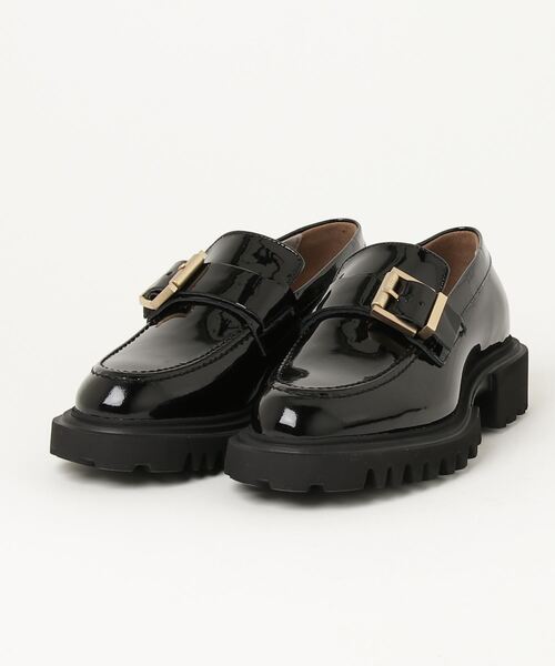 ALLSAINTS（オールセインツ）の「EMILY BUCKLE PATENT LEATHER LOAFER SHOES | EMILY ...