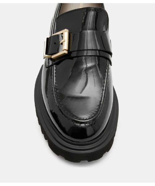 ALLSAINTS（オールセインツ）の「EMILY BUCKLE PATENT LEATHER LOAFER SHOES | EMILY ...