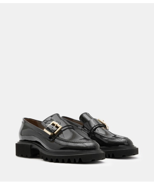 ALLSAINTS（オールセインツ）の「EMILY BUCKLE PATENT LEATHER LOAFER SHOES | EMILY ...