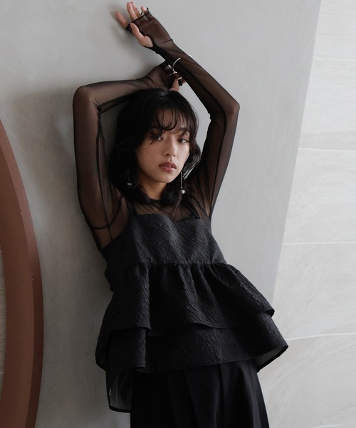 hellam（へラム）の「2WAYふくれジャガードキャミソール（キャミソール）」 - WEAR