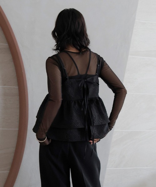 hellam（へラム）の「2WAYふくれジャガードキャミソール（キャミソール）」 - WEAR