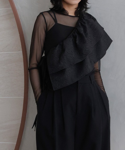 hellam（へラム）の「2WAYふくれジャガードキャミソール（キャミソール）」 - WEAR