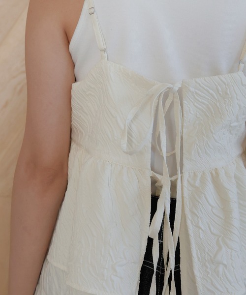 hellam（へラム）の「2WAYふくれジャガードキャミソール（キャミソール）」 - WEAR