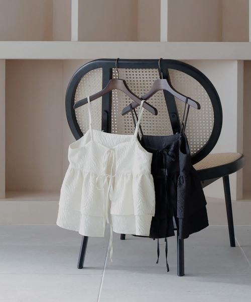 hellam（へラム）の「2WAYふくれジャガードキャミソール（キャミソール）」 - WEAR