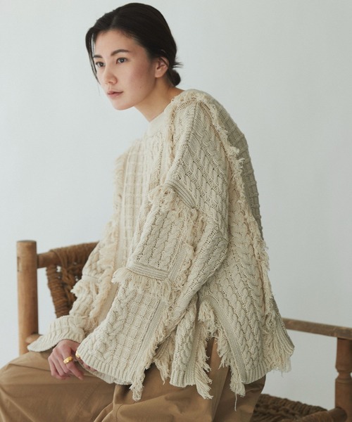 【ブランド古着】Vネックニット（ニット/セーター）｜Curensology（カレンソロジー）のファッション通販 - ZOZOUSED