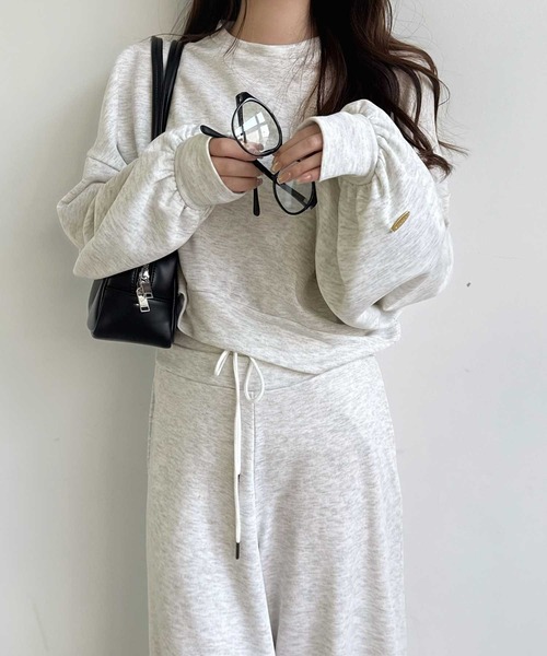 YOUING.（ユイン）の「ダブルウエストワイドスウェットパンツ（スウェットパンツ）」 - WEAR