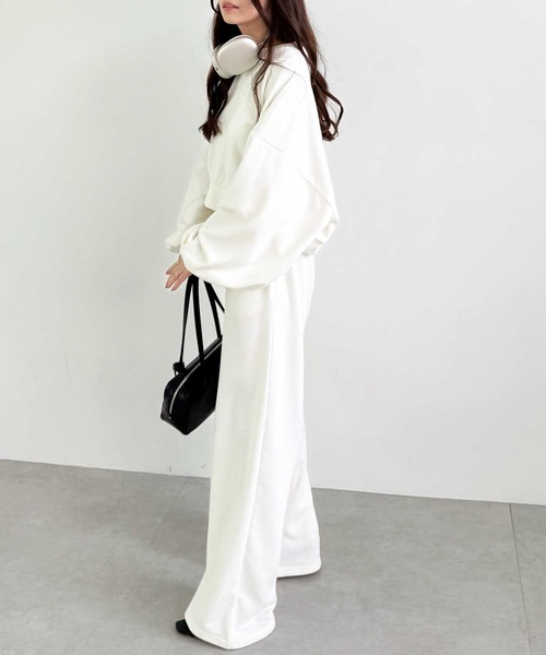 YOUING.（ユイン）の「ダブルウエストワイドスウェットパンツ（スウェットパンツ）」 - WEAR