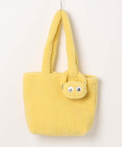 cache cache（カシュ カシュ）の「カシュカシュ cachecache / 目玉ポーチ付ファートート（トートバッグ）」 - WEAR