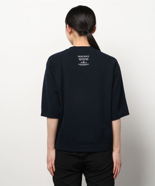 Sov.（ソブ）の「ハーフスリーブダブルニットトップス（Tシャツ/カットソー）」 - WEAR