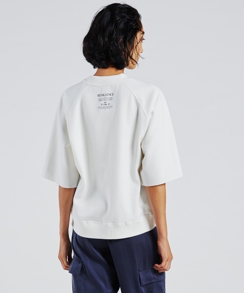 Sov.（ソブ）の「ハーフスリーブダブルニットトップス（Tシャツ/カットソー）」 - WEAR