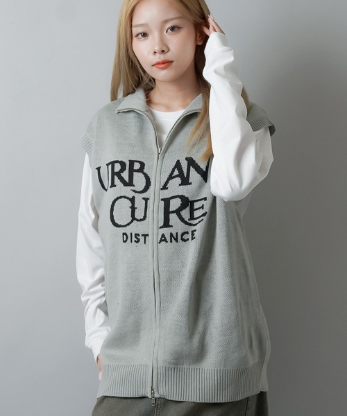 SPINNS（スピンズ）の「Wジップニットベスト（ベスト）」 - WEAR