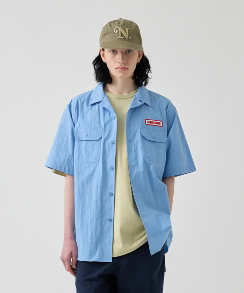 DOMINIC WORK SHIRTS BLUE（シャツ/ブラウス）｜NAMERCLOTHING（ネイマークローディング）のファッション通販 ...