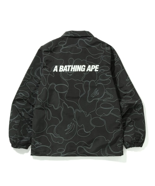 A BATHING APE（アベイシングエイプ）の「TEXT CODE CAMO COACH JACKET M（その他アウター）」 - WEAR