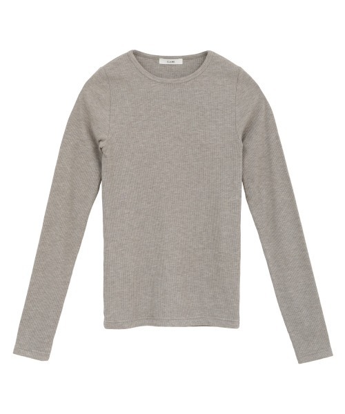 CLANE（クラネ）の「BASIC RIB CUT TOPS（Tシャツ/カットソー）」 - WEAR