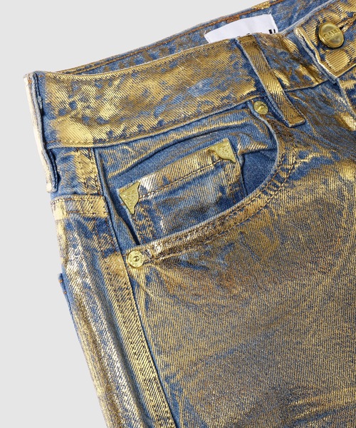 GANNI（ガニー）の「Gold Denim Stary（デニムパンツ）」 - WEAR