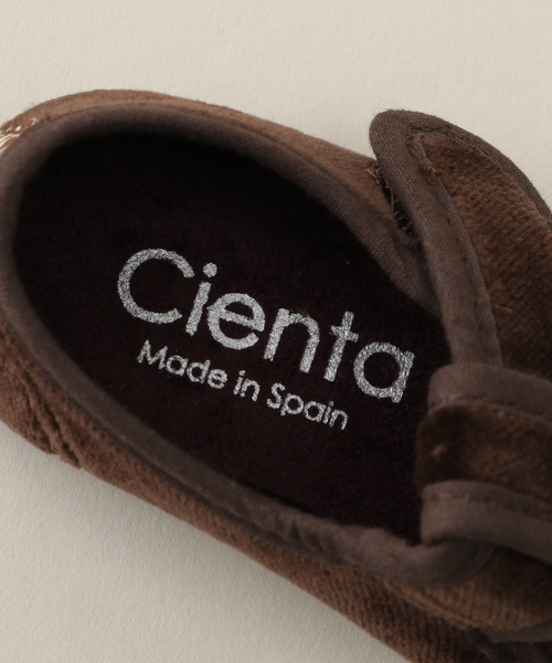 IENA ENFANT（イエナアンファン）の「【Cienta/シエンタ】ベロア T-ストラップシューズ baby-kids(14cm-21cm)（スニーカー）」 - WEAR