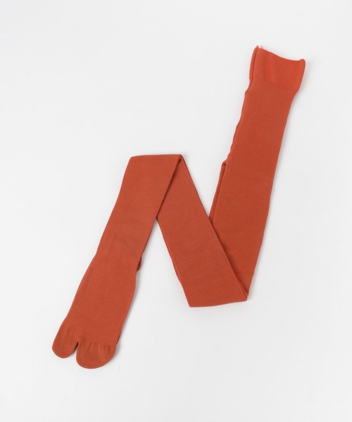 MARCOMONDE（マルコモンド）の「MARCOMONDE cotton ribbed tabi tights（タイツ/ストッキング ...