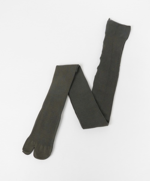 MARCOMONDE（マルコモンド）の「MARCOMONDE cotton ribbed tabi tights（タイツ/ストッキング ...