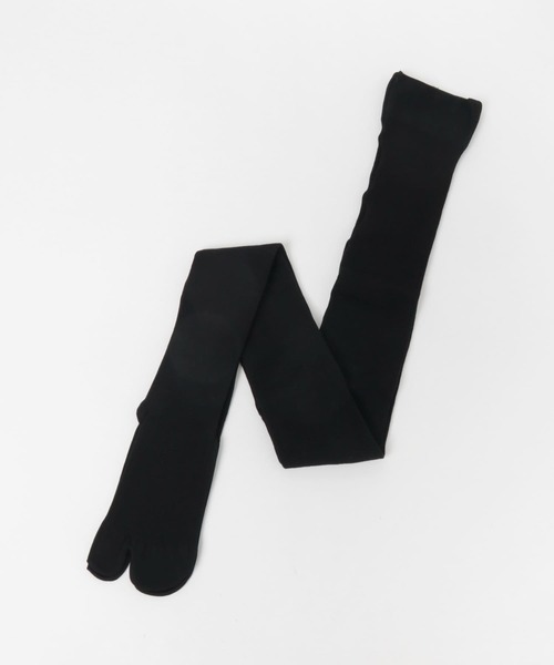 MARCOMONDE（マルコモンド）の「MARCOMONDE cotton ribbed tabi tights（タイツ/ストッキング ...