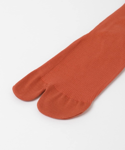 MARCOMONDE（マルコモンド）の「MARCOMONDE cotton ribbed tabi tights（タイツ/ストッキング ...