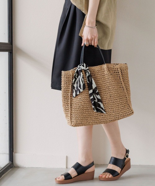 LEPSIM（レプシィム）の「スカーフ付きペーパーBAG 177855（ショルダーバッグ）」 - WEAR