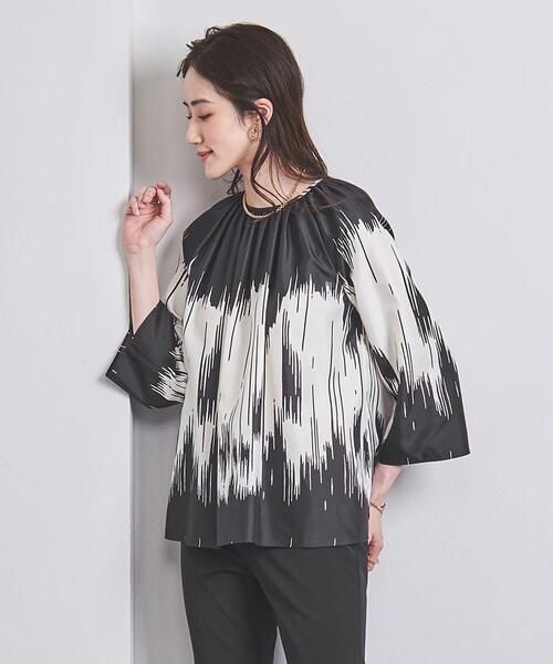 M.Fil（エムフィル）の「＜M・fil＞ペタルプリント フレア ブラウス（シャツ/ブラウス）」 - WEAR