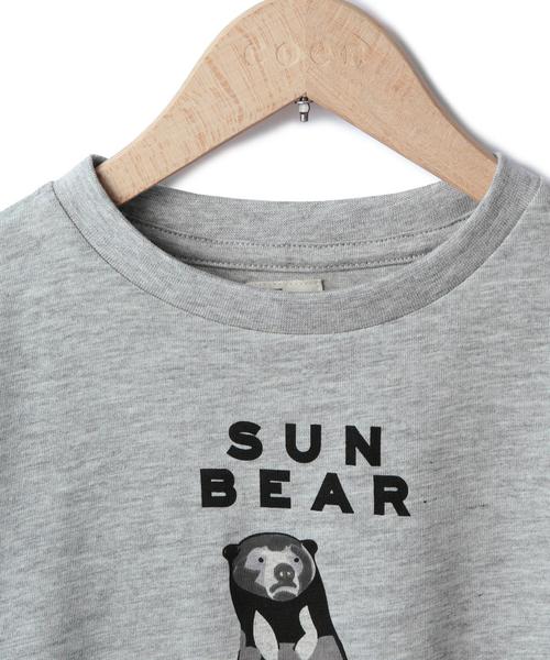 coen（コーエン）の「【coen kids】アニマルプリント杢Tシャツ(100～150cm)（Tシャツ/カットソー）」 - WEAR