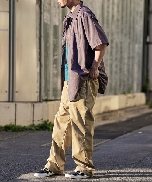 RED KAP（レッドキャップ）の「【RED KAP】4.25ワークシャツ半袖ストライプ RDKP-S0020（シャツ/ブラウス）」 - WEAR