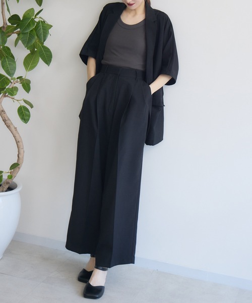 RU.TI.LE（ルチル）の「【RU.TI.LE】ハーフスリーブジャケット（テーラードジャケット）」 - WEAR