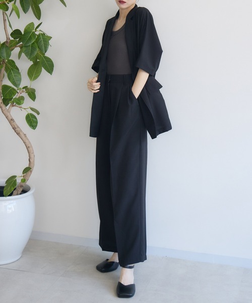 RU.TI.LE（ルチル）の「【RU.TI.LE】ハーフスリーブジャケット（テーラードジャケット）」 - WEAR